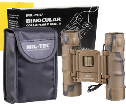 Lornetka taktyczna MIL-TEC 10x25 Gen.II Desert | RZESZÓW L.TECH ...